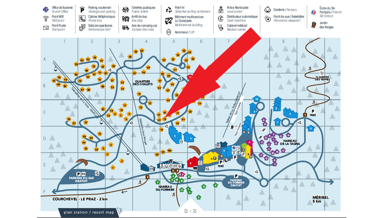 Location - chaletlatania.co.uk